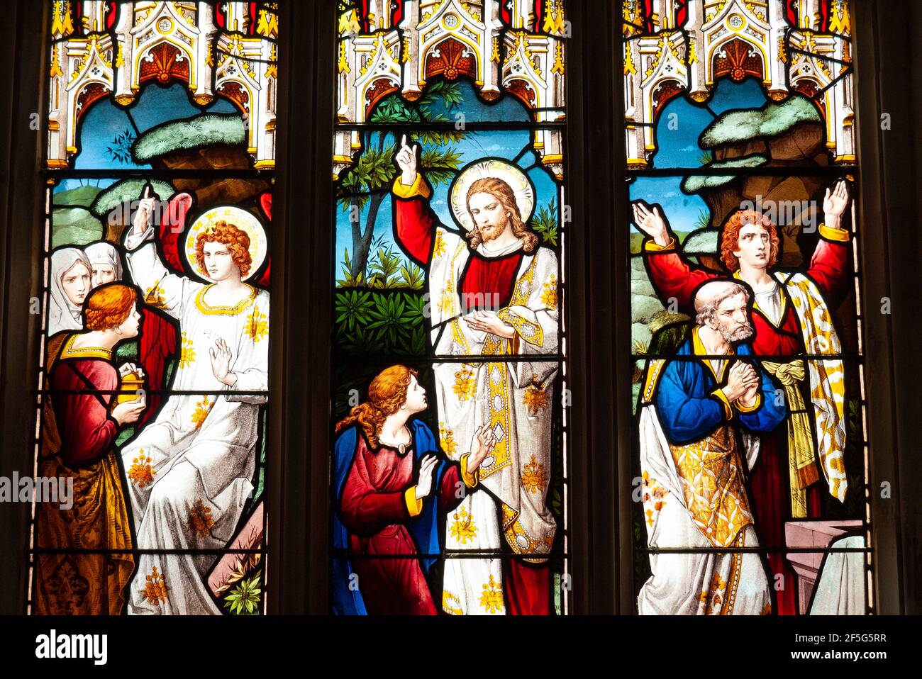 Stained glass windows at Holy Trinity Church, Long Melford, Suffolk ...