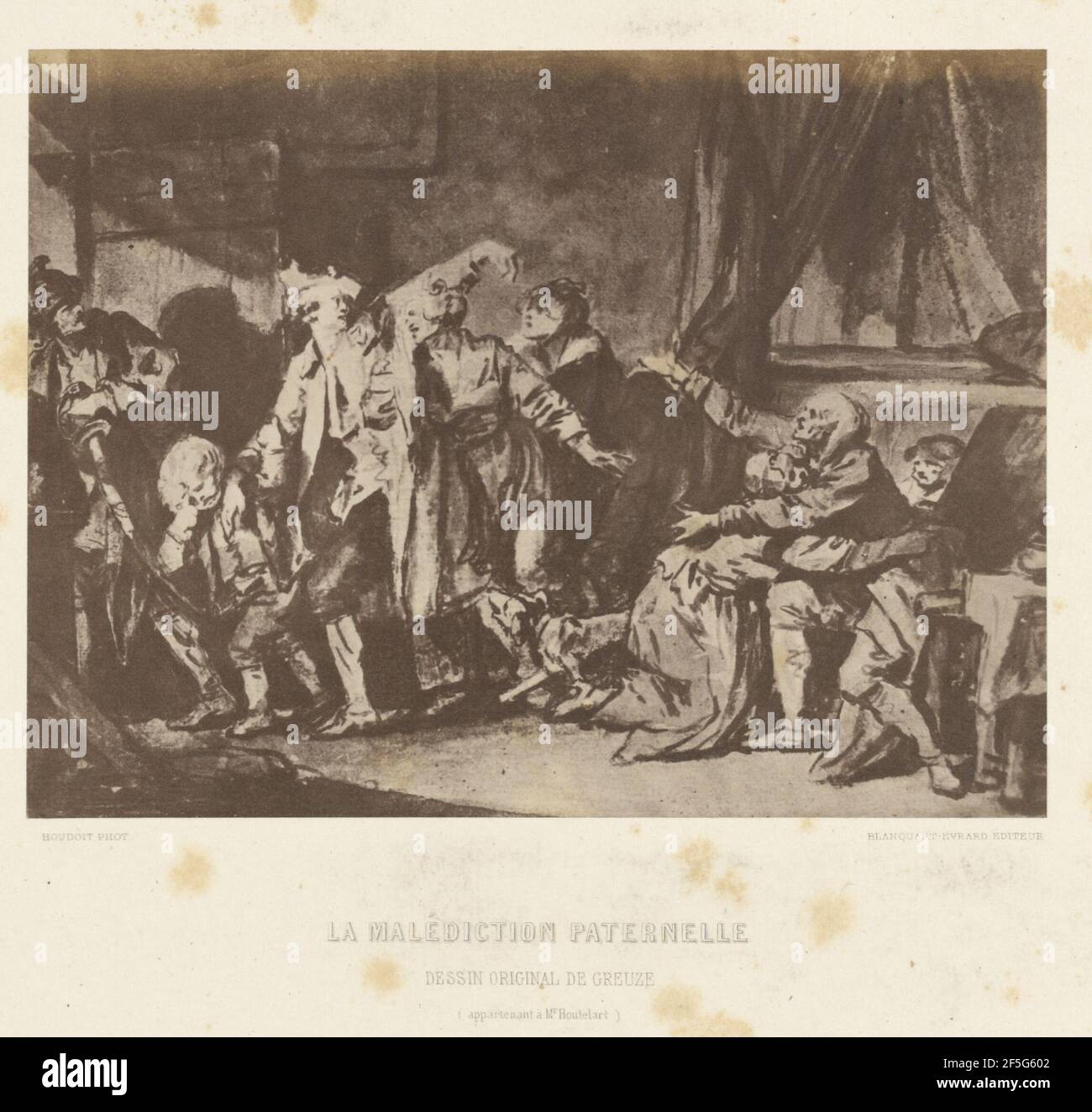 La Malediction Paternelle Stock Photo - Alamy