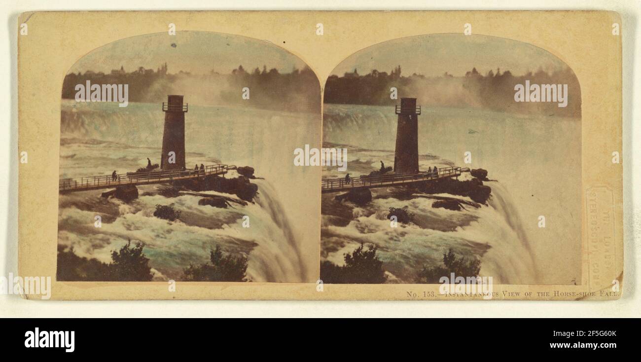 Instantaneous View of the Horse-shoe Fall, With the Terapin Tower and ...