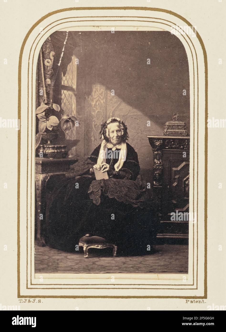 Mrs. Roseter. Camille Silvy (French, 1834 - 1910 Stock Photo - Alamy