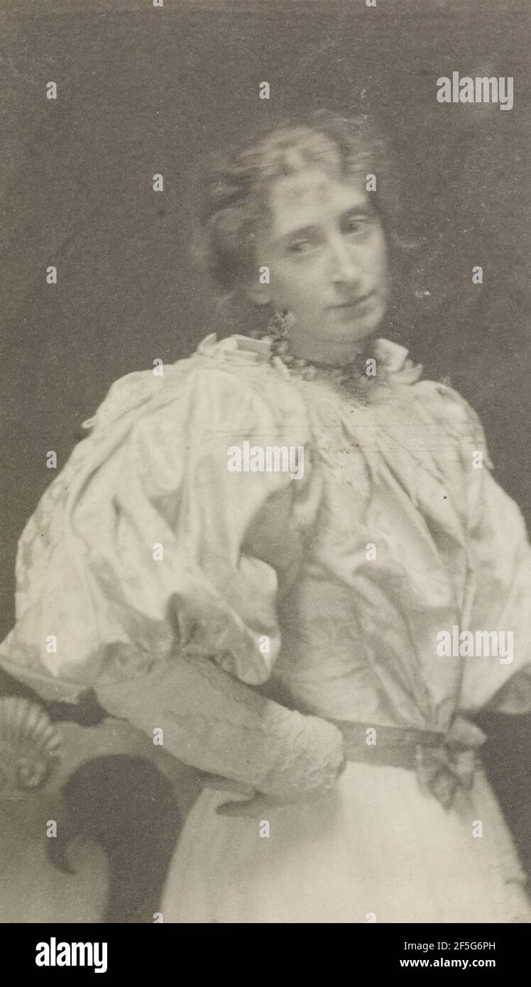 Jennie Dean Kershaw. Thomas Eakins (American, 1844 - 1916 Stock Photo ...
