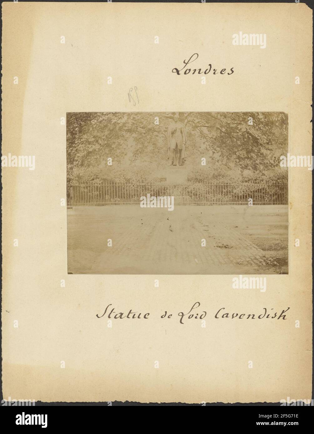 Statue of Lord George Bentinck, Cavendish Square. Unknown maker, French ...