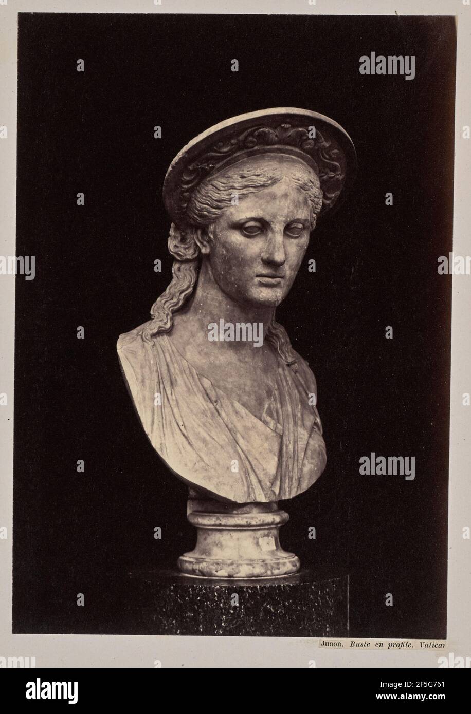 Junon. Buste en profile. Vatican. Probably James Anderson (British ...