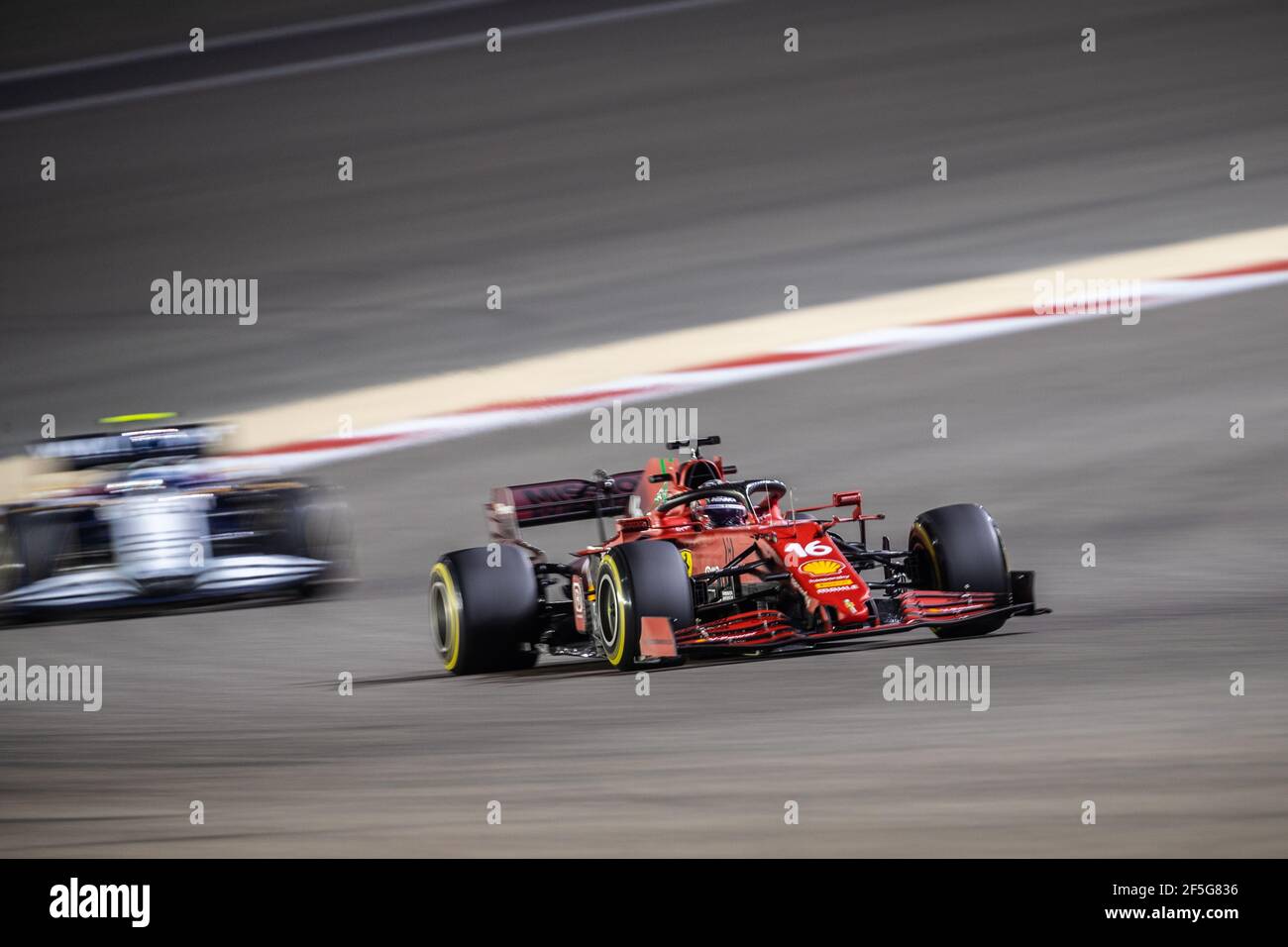 16 LECLERC Charles (mco), Scuderia Ferrari SF21, action during Formula ...