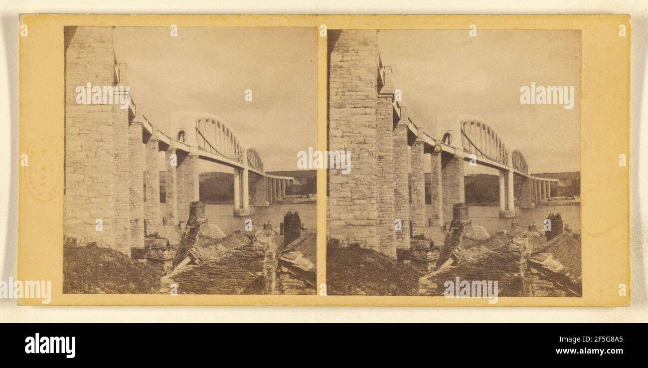 Saltash Bridge, Devon, England. William May (British, active 1850s ...