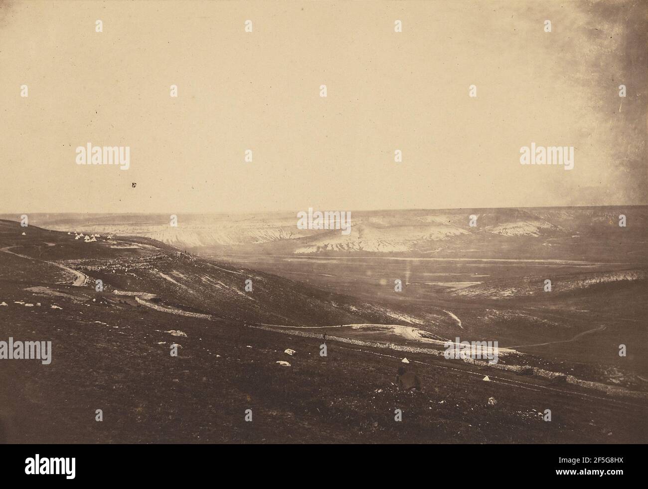 Plains of Balaklava I.. Roger Fenton (English, 1819 - 1869 Stock Photo ...