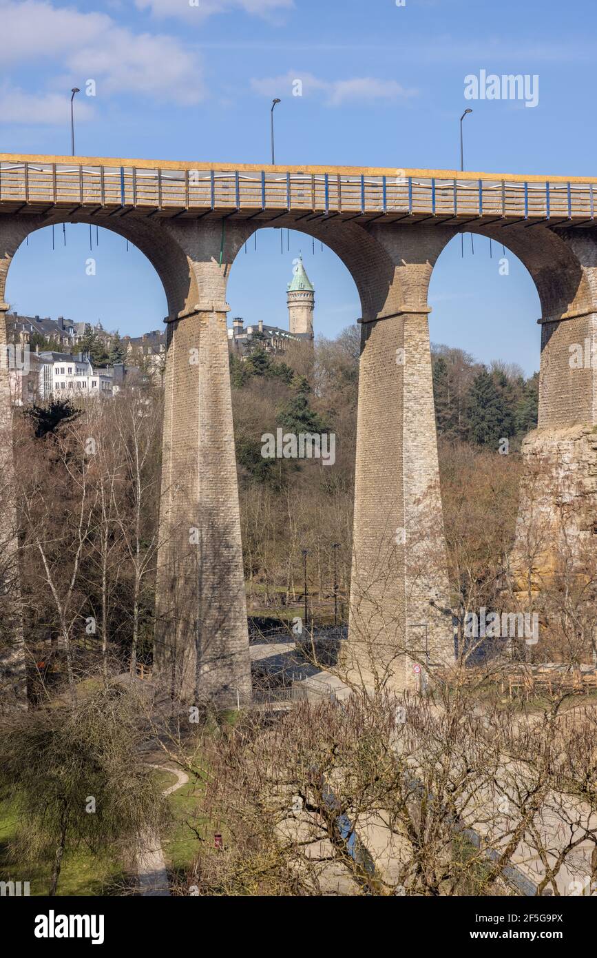 Passerelle bridge luxembourg hi-res stock photography and images - Alamy