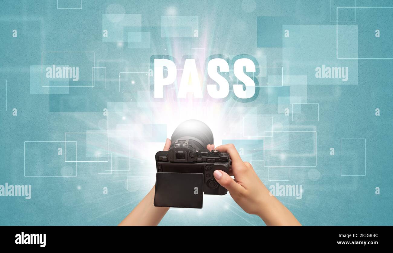 hand holding digital camera, traveling concept Stock Photo - Alamy