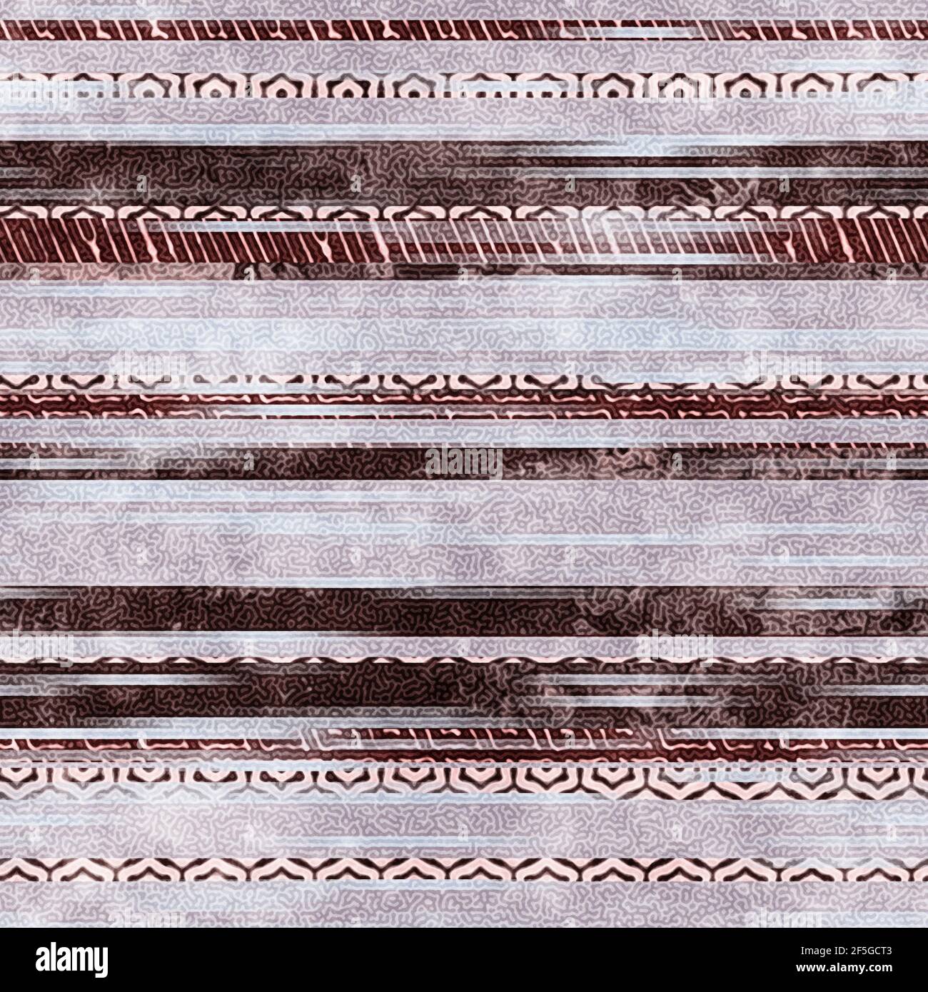 Seamless ethnic tribal pattern stripes rug design Stock Photo - Alamy