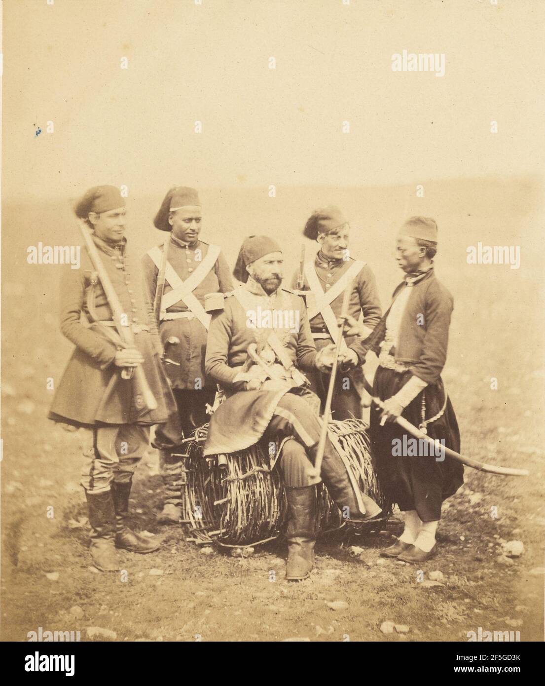 Ismail Pacha & Attendants.. Roger Fenton (English, 1819 - 1869 Stock ...