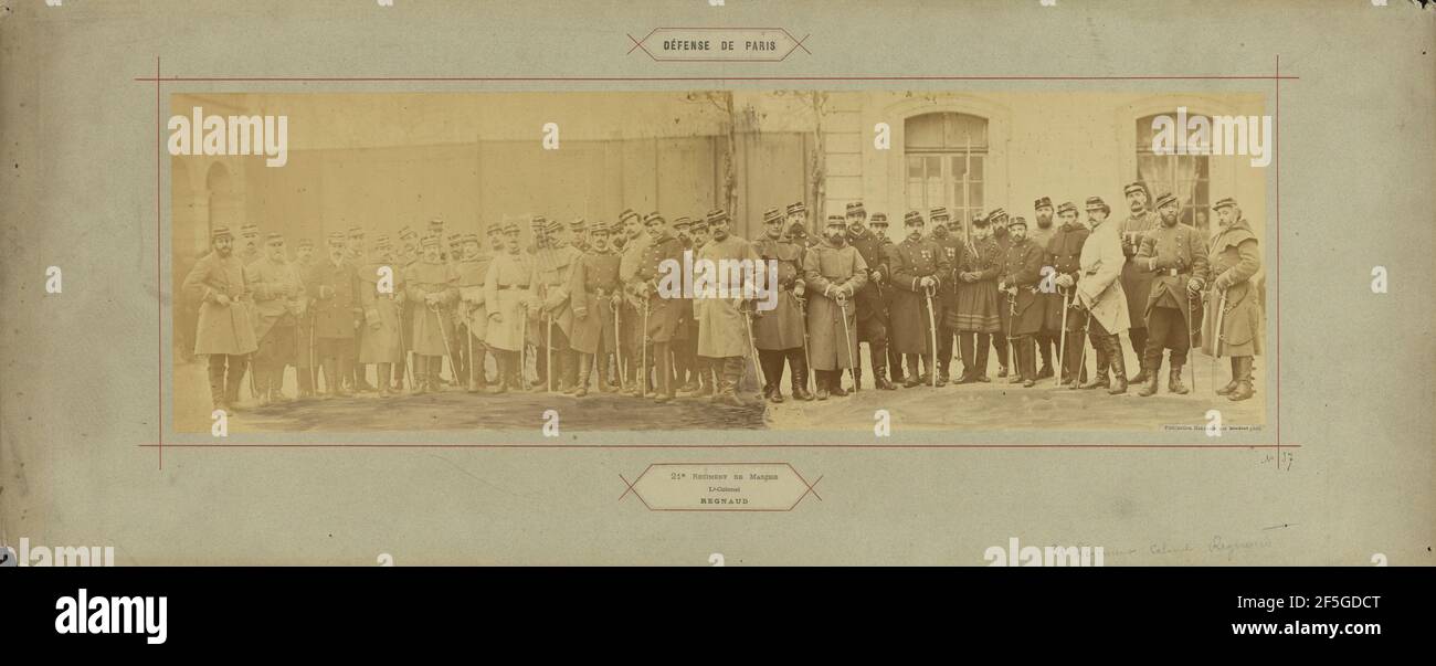 21e Regiment de Marche, L'-Colonel Regnaud. André Adolphe-Eugène ...