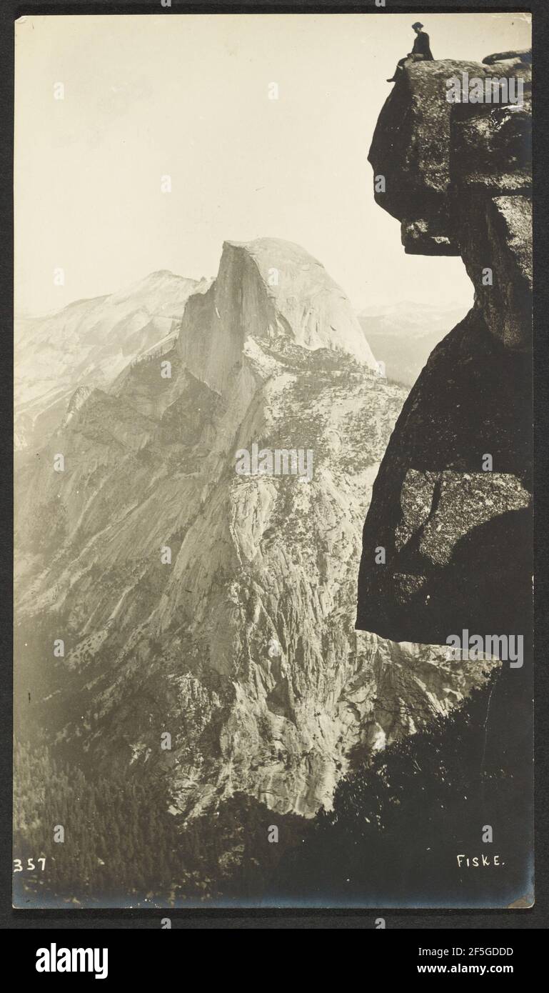 Glacier Point (3200 feet) and Half Dome (5000 feet). George Fiske ...
