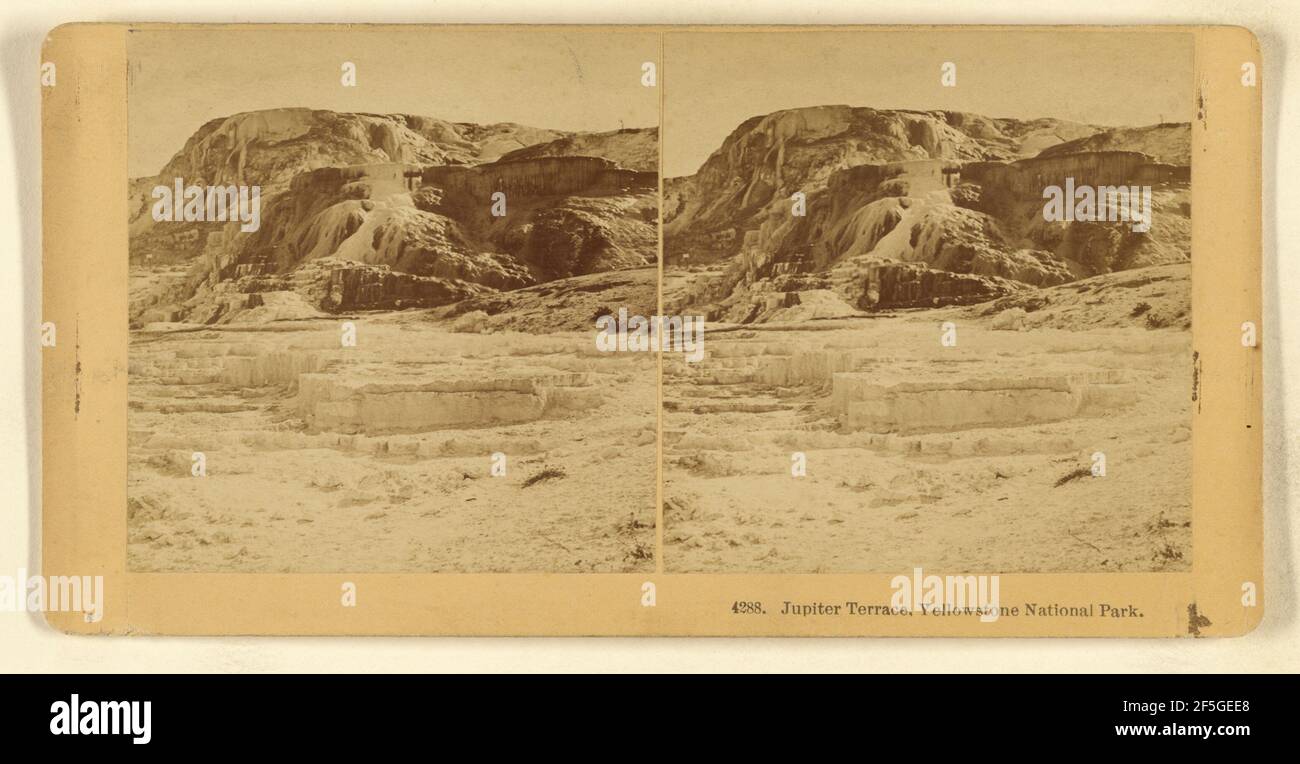 Jupiter Terrace, Yellowstone National Park.. Benjamin West Kilburn ...