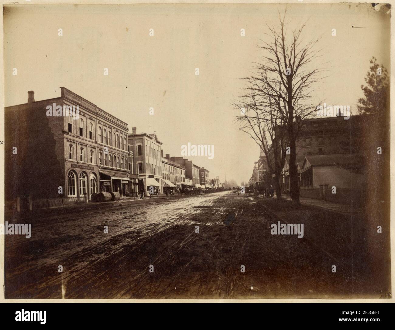 Business district, Maple City. Edward H. Hart (American, active about ...