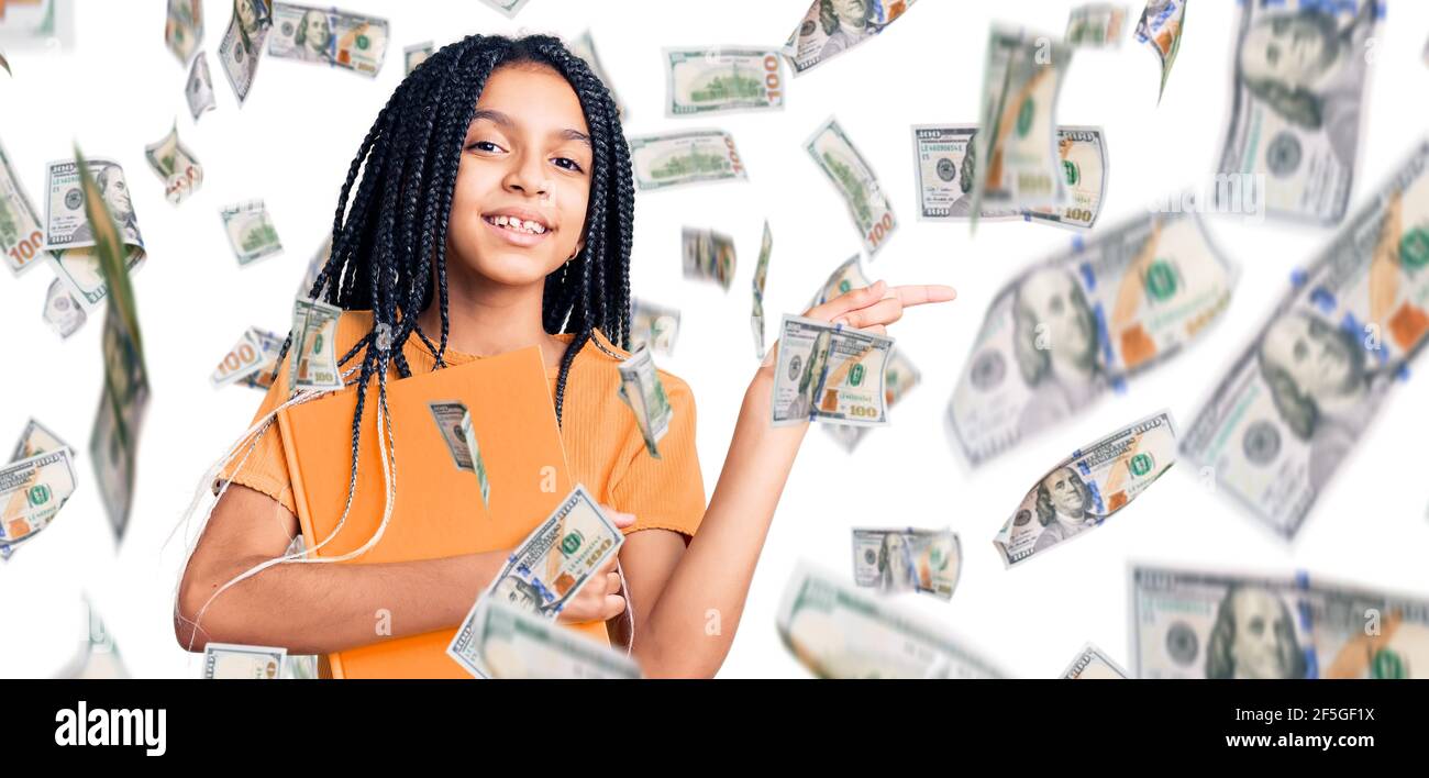 African kid holding money hi-res stock photography and images - Alamy