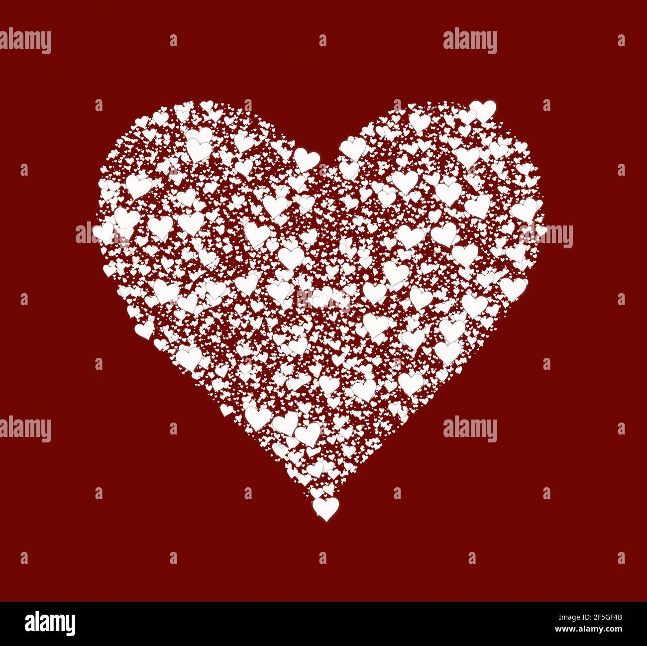 Big white heart hi-res stock photography and images - Alamy