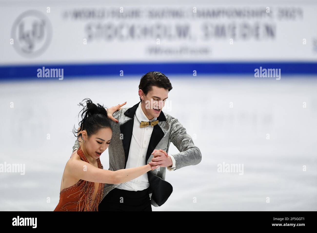 Misato KOMATSUBARA & Tim KOLETO Japan, during Ice Dance Rhythm Dance at ...