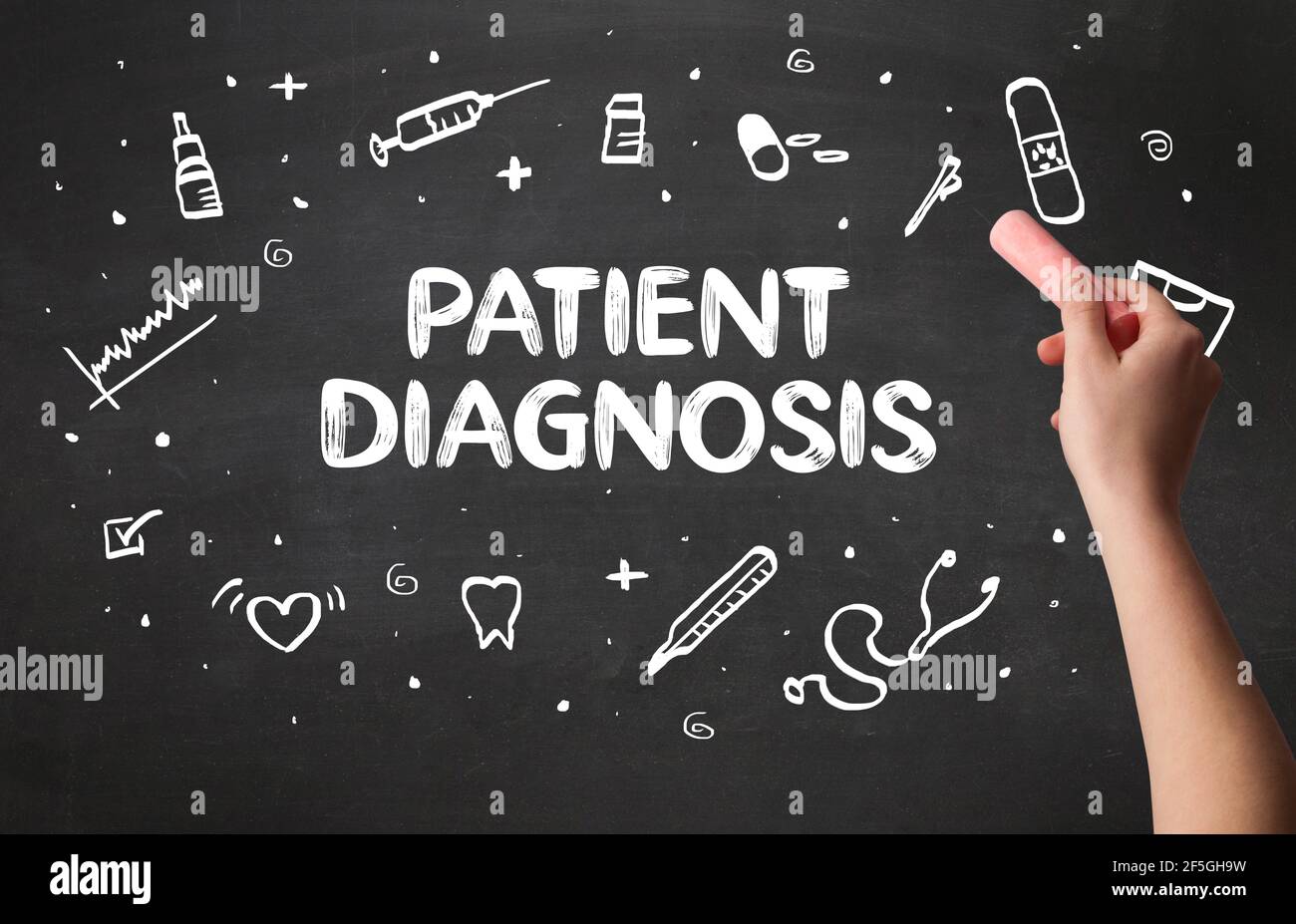 Hand drawing medical concept Stock Photo - Alamy