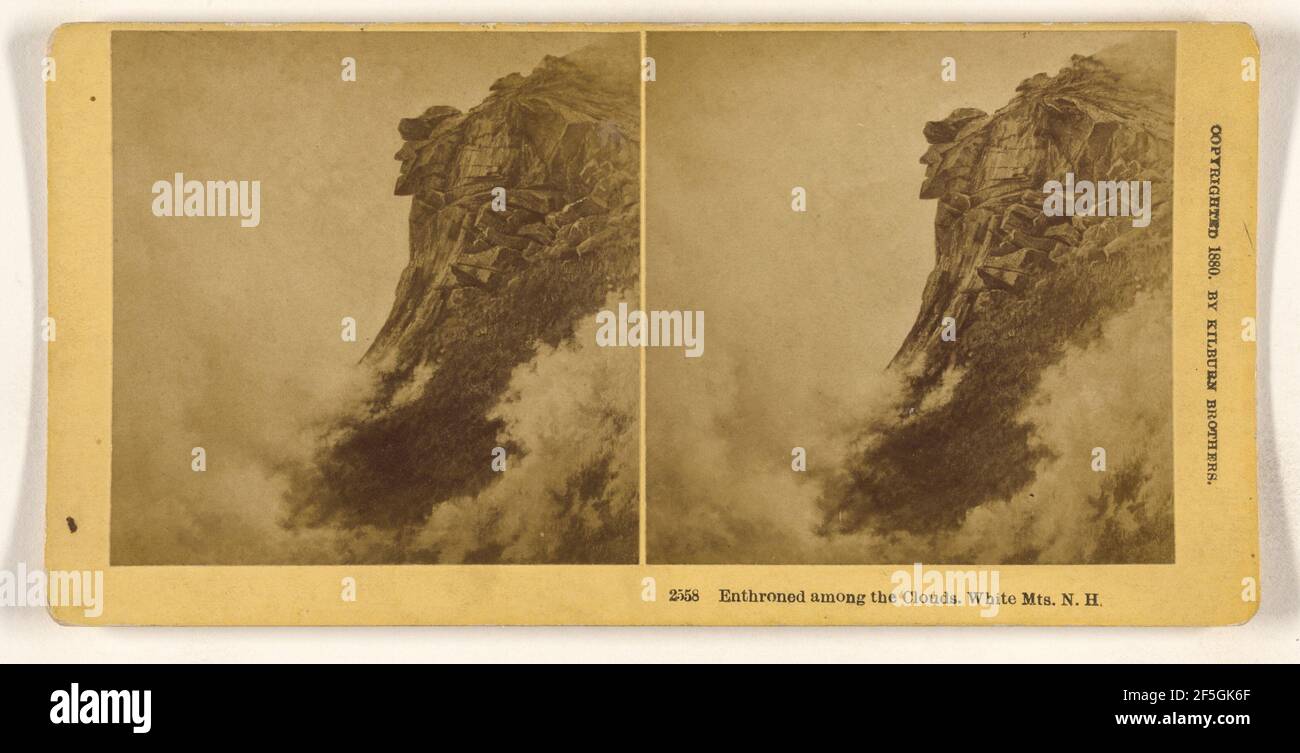 Enthroned among the Clouds. White Mts. N.H.. Benjamin West Kilburn ...