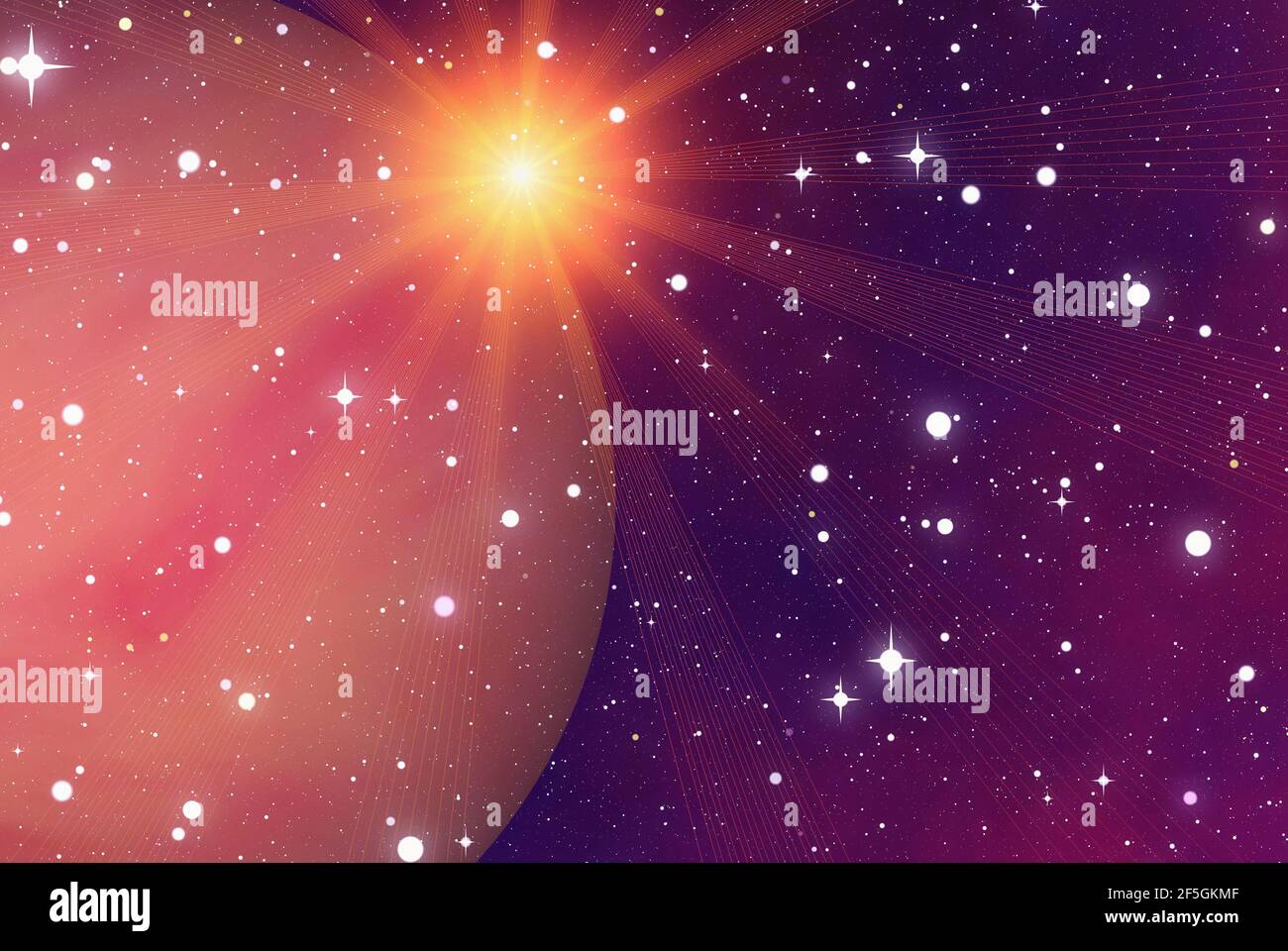 bright flash rays on a space backgrounds Stock Photo - Alamy