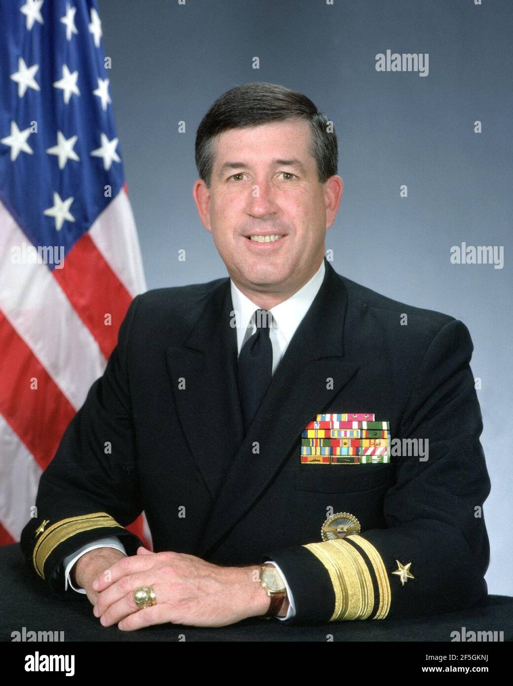 Rear Adm. (upper half) Paul G. Gaffney II, USN Stock Photo - Alamy