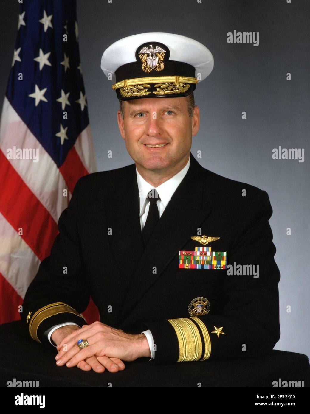 Rear Admiral (upper half) Norbert R. Ryan, USN Stock Photo - Alamy