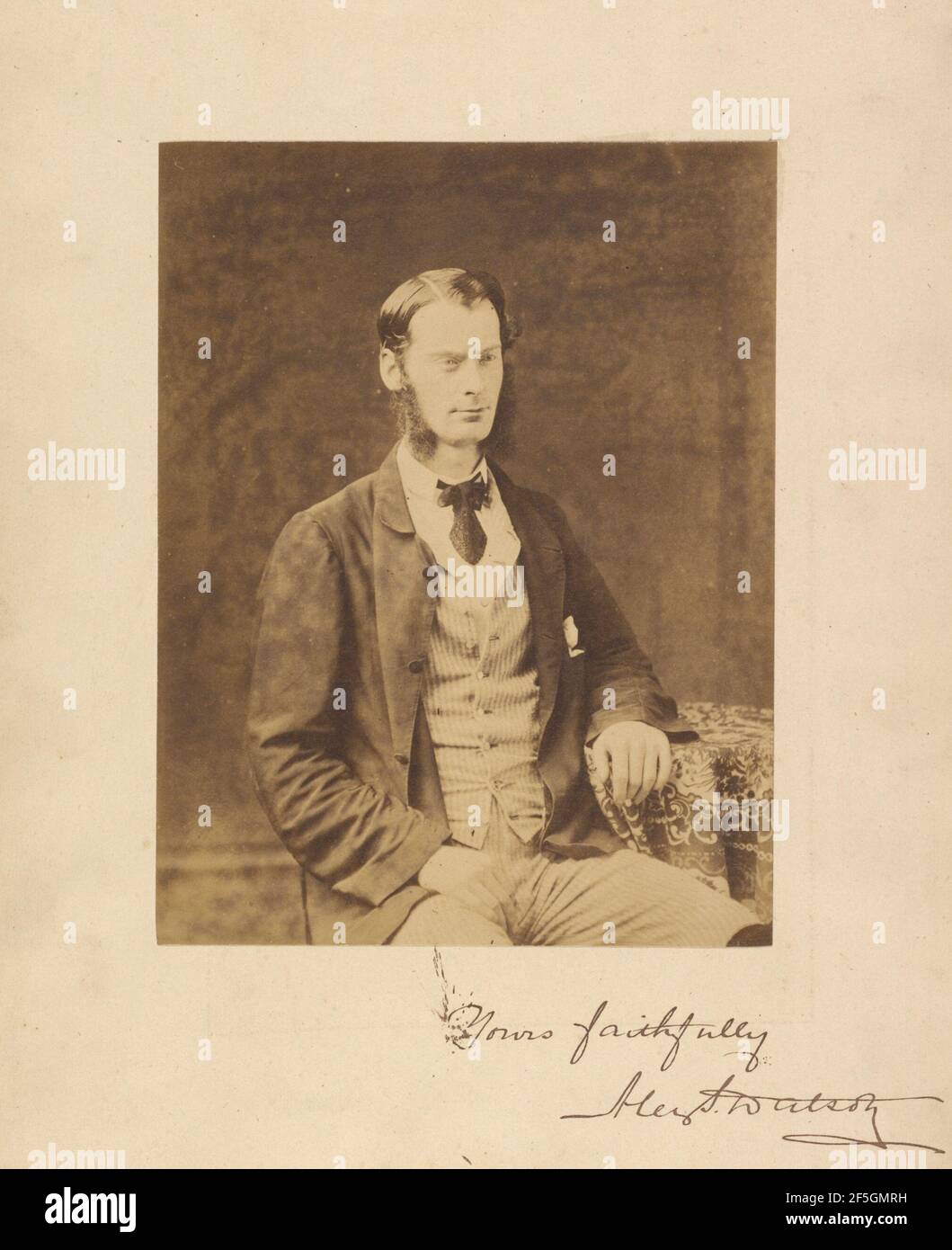 Portrait of Mr. Watson. Felice Beato (English, born Italy, 1832 - 1909 ...