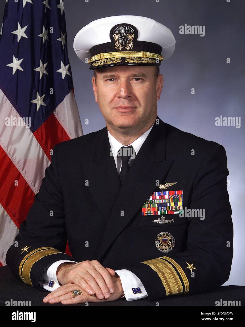 Rear Adm. (upper half) Lewis W. Crenshaw Stock Photo - Alamy
