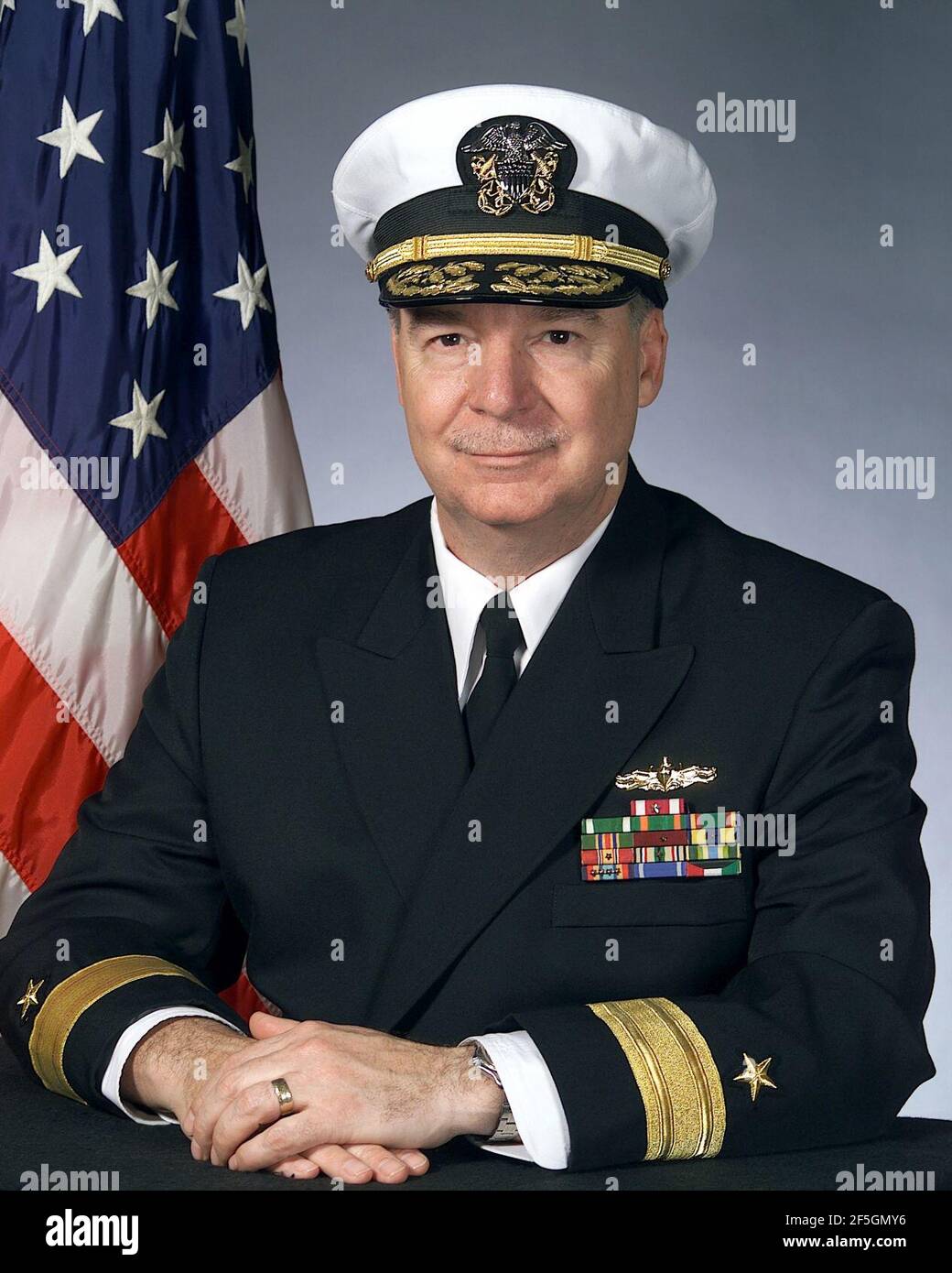 Rear Adm. (lower half) Charles T. Bush Stock Photo - Alamy