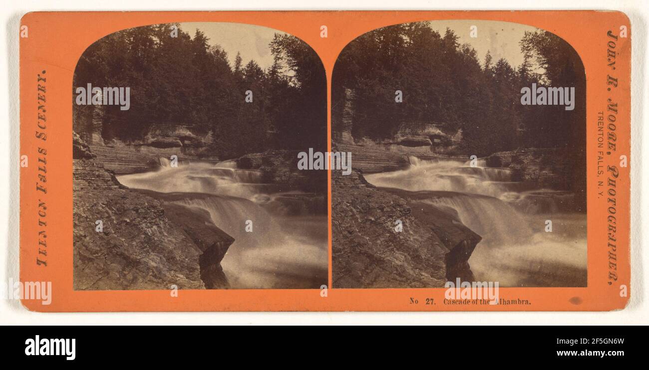 Cascade of the Alhambra.. John Robert Moore (American, active Tranton ...