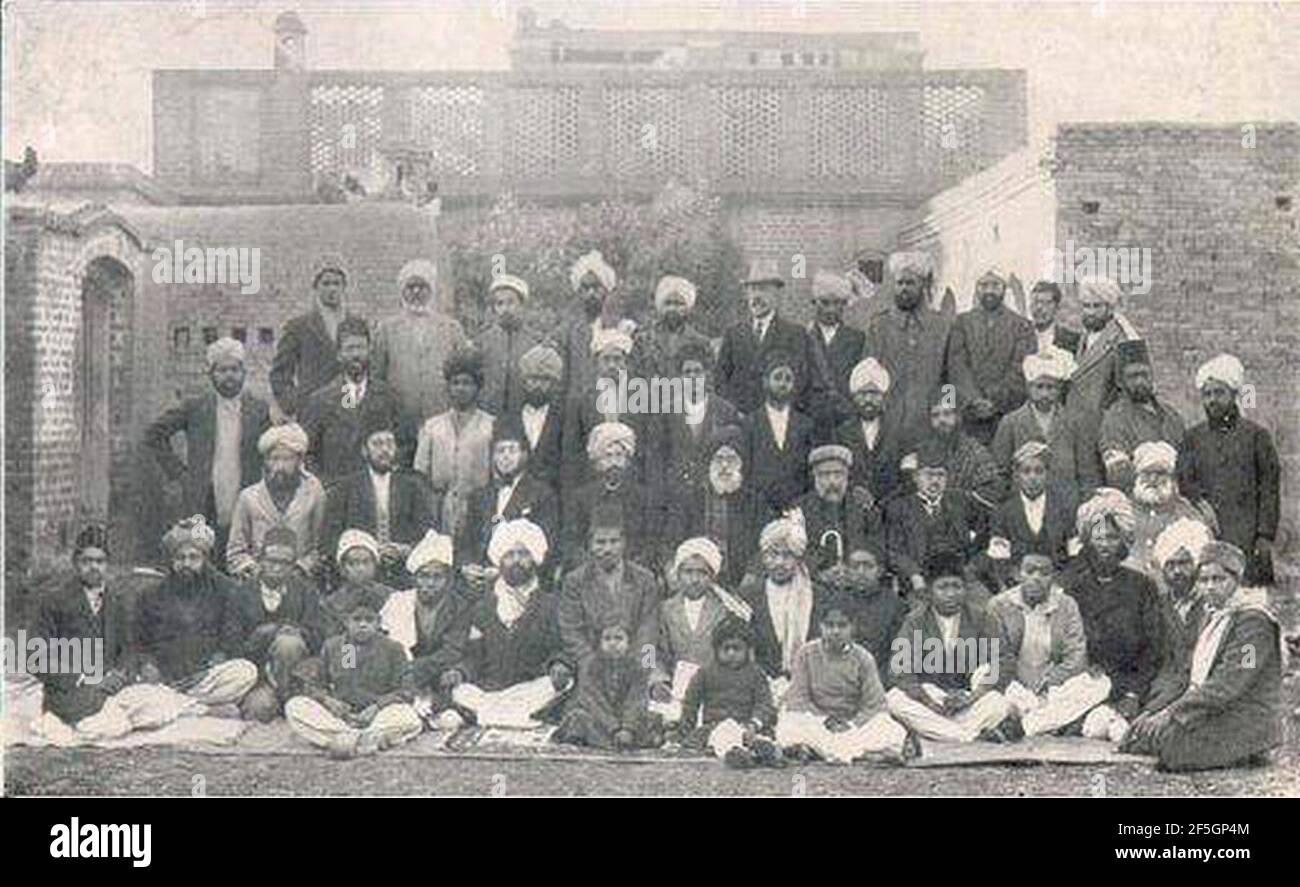 Qadian group photo Stock Photo - Alamy