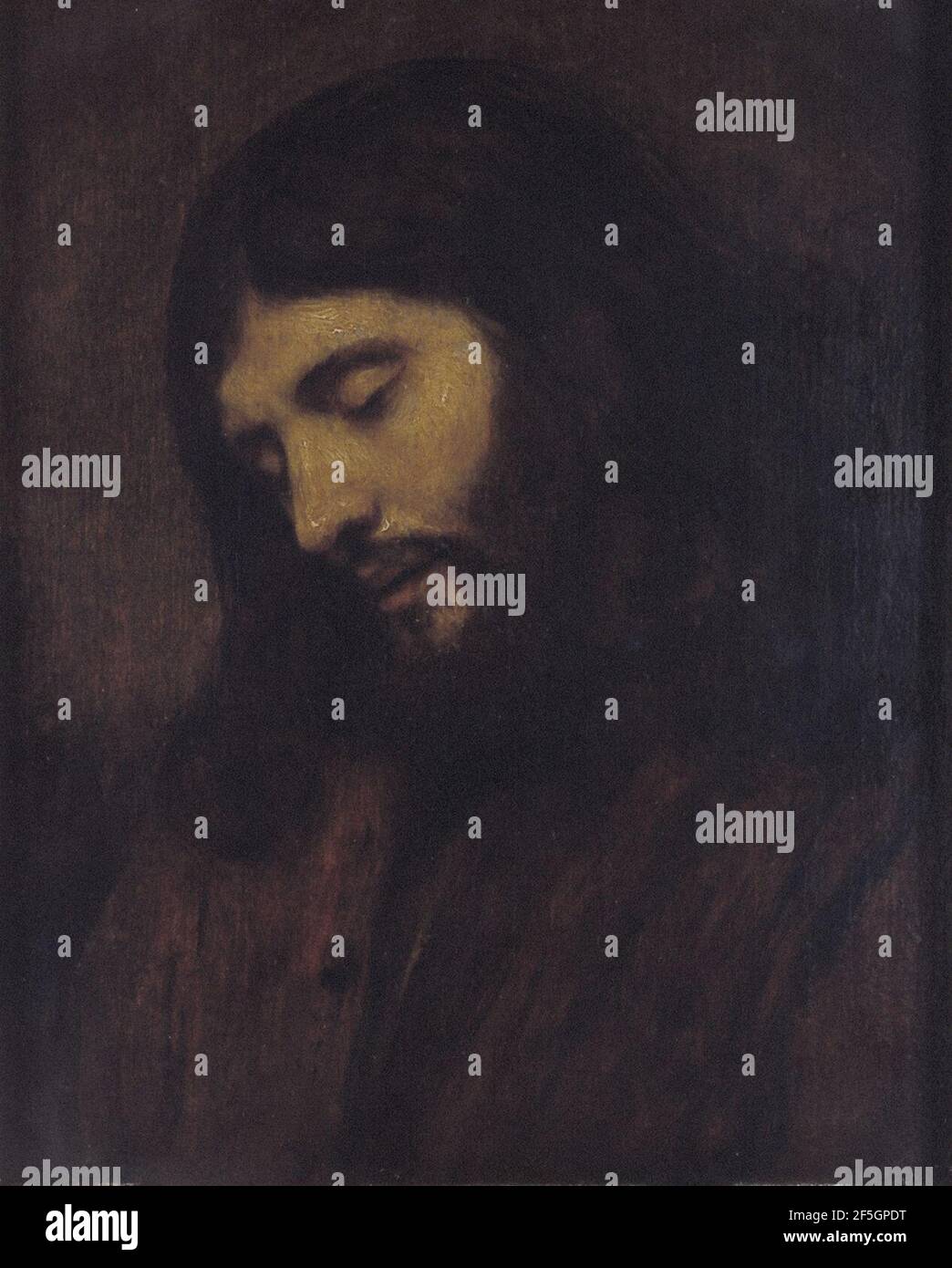 R.H. van Rijn - Hoofd van Christus Stock Photo - Alamy