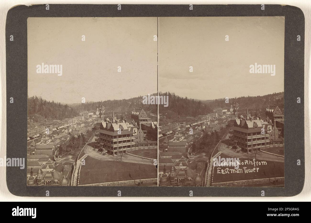 Looking North from Eastman Tower. Unknown Stock Photo - Alamy