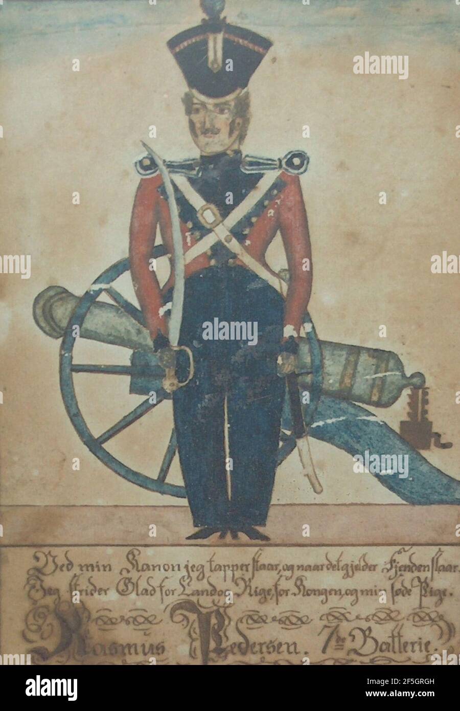 Rasmus Pedersen 7de Batterie Stock Photo - Alamy