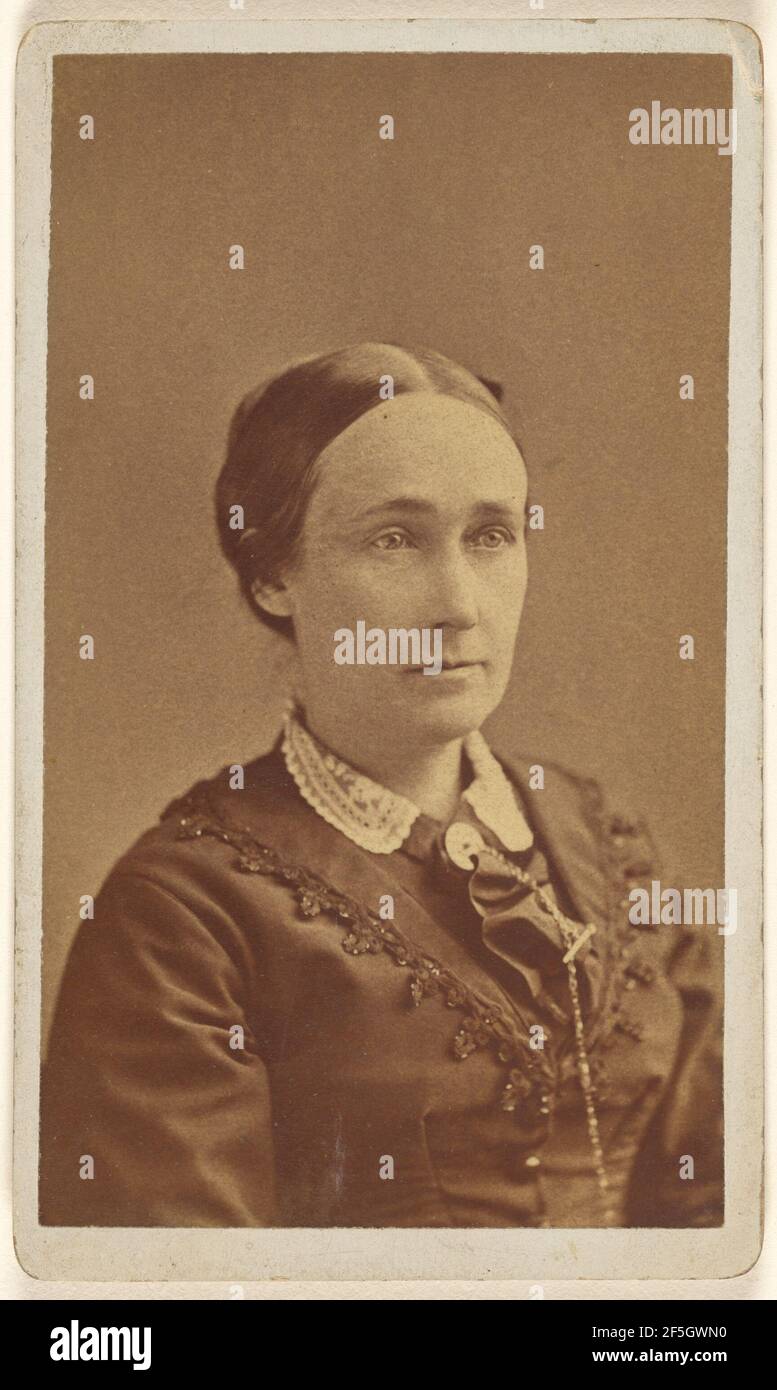 Bust length portrait of an unidentified woman. Hastings & White ...