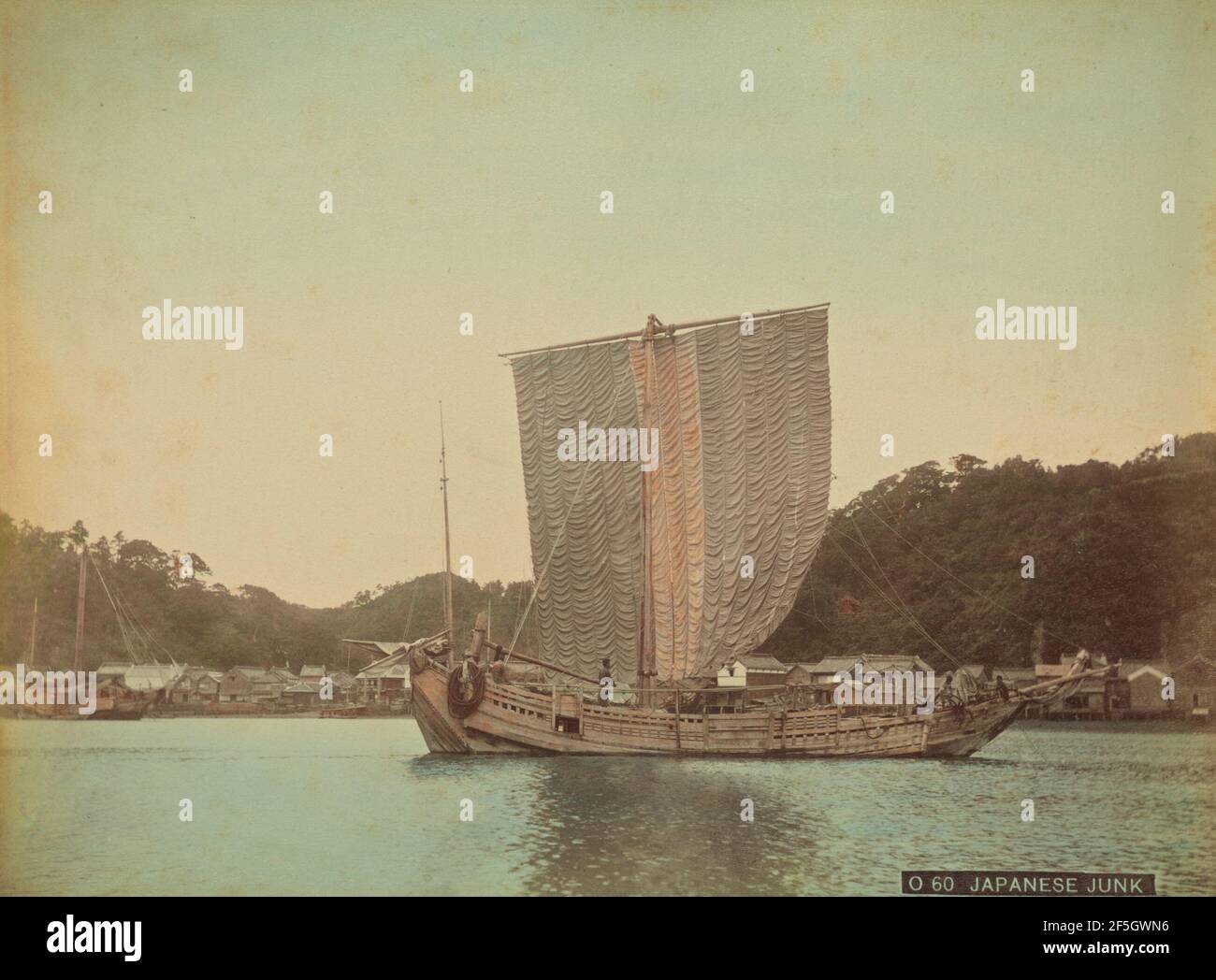 Japanese Junk. Attributed to Kusakabe Kimbei (Japanese, 1841 - 1934 ...