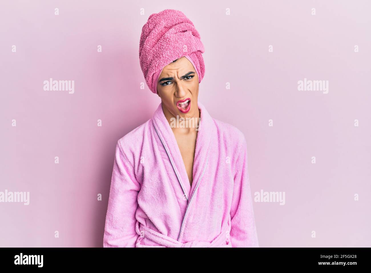 Woman in shower shock bathroom hi-res stock photography and images - Alamy