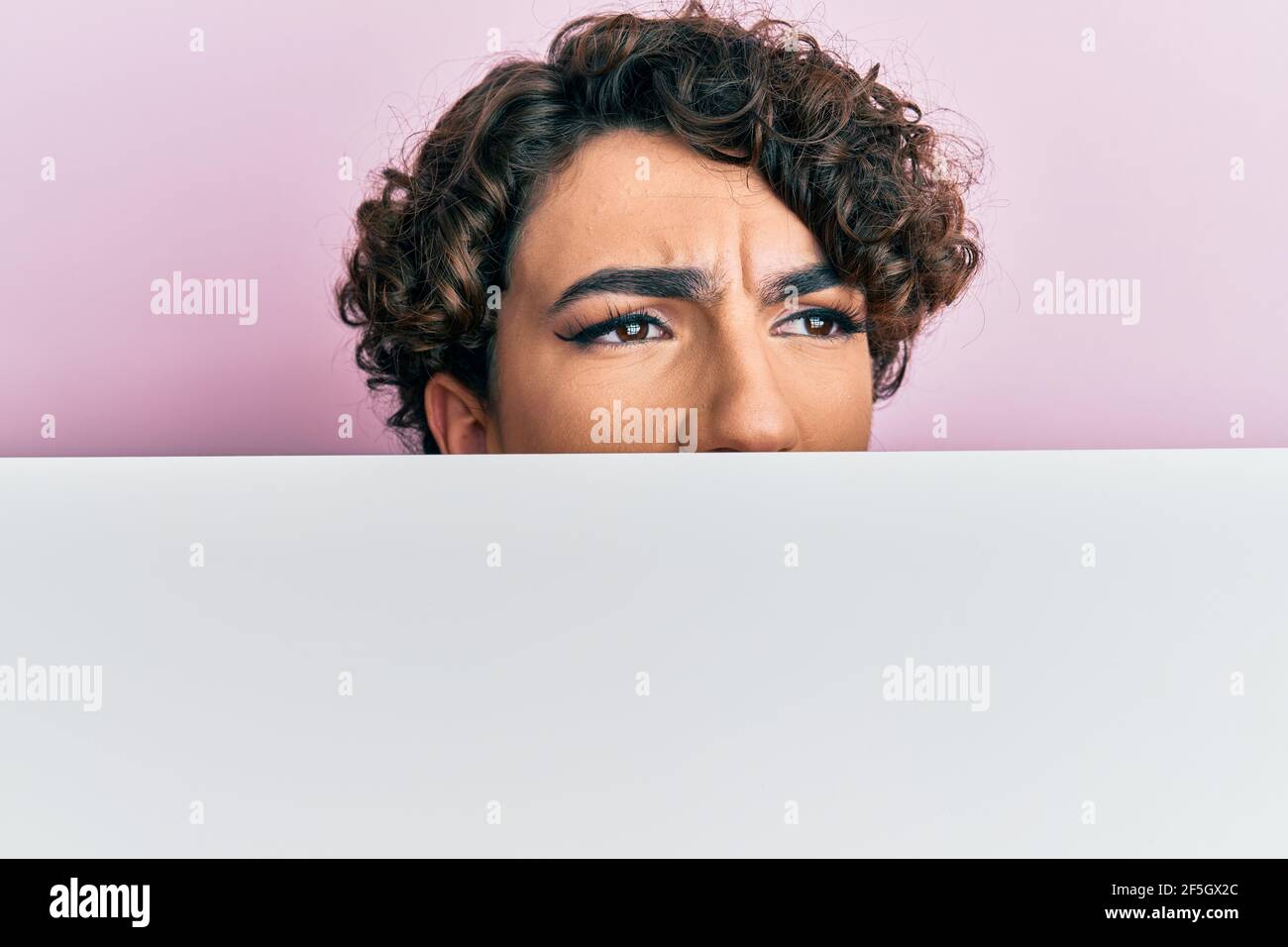 Half face aggressive man hi-res stock photography and images - Alamy
