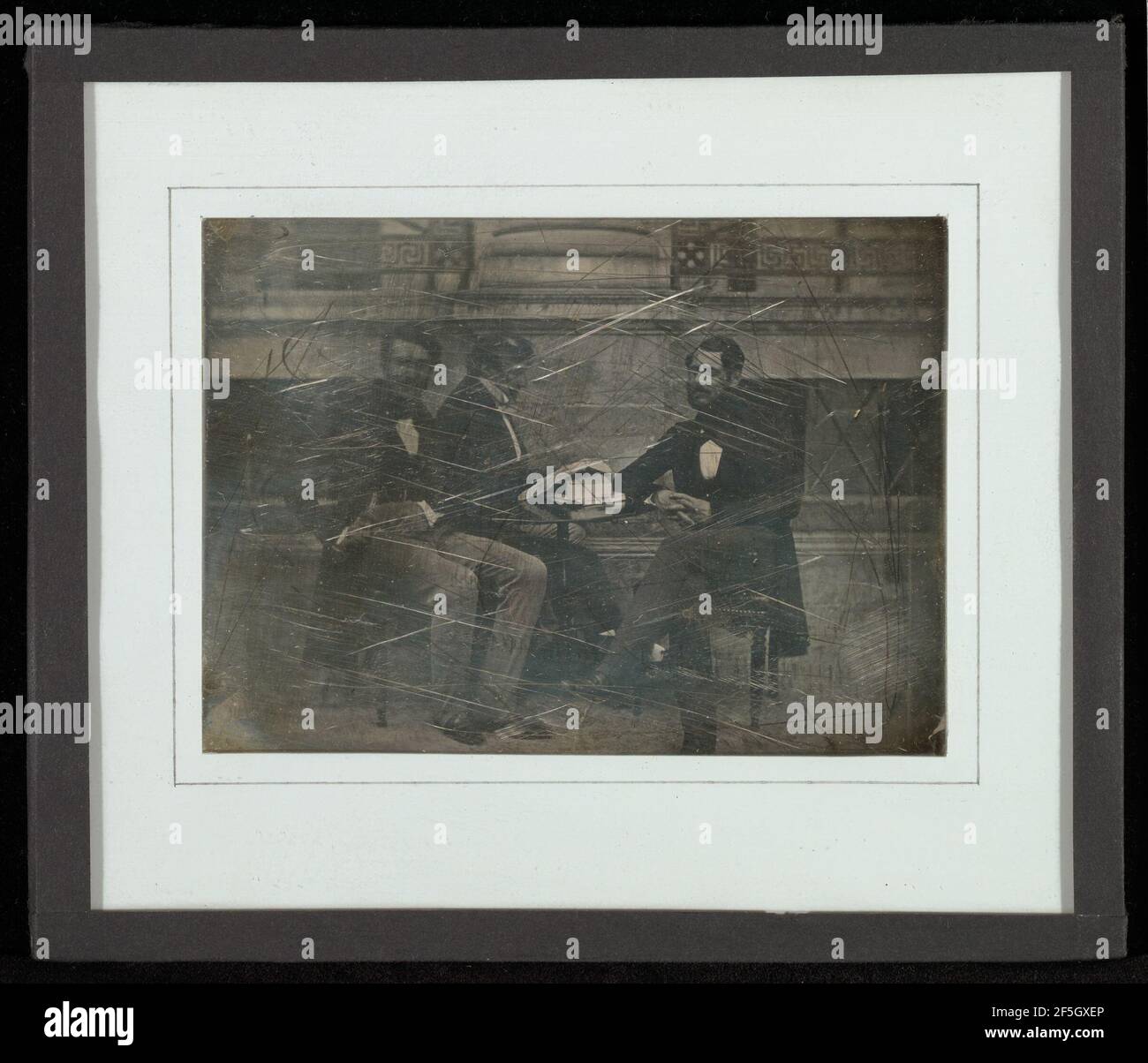 Group portrait of three men. Jean-Gabriel Eynard (Swiss, 1775 - 1863 ...