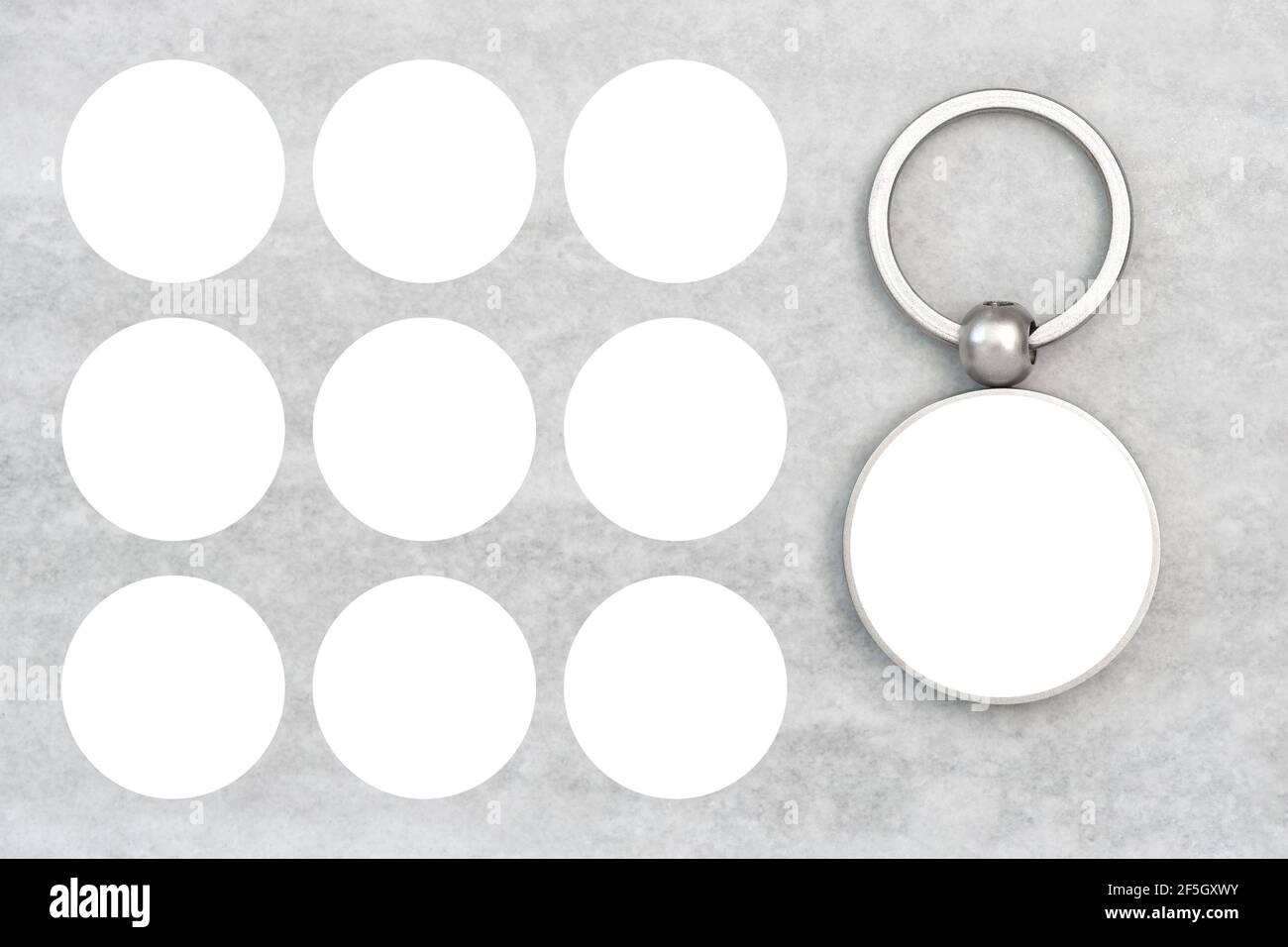 Keychain mockup to display Your design. Key chain mock up Stock Photo ...