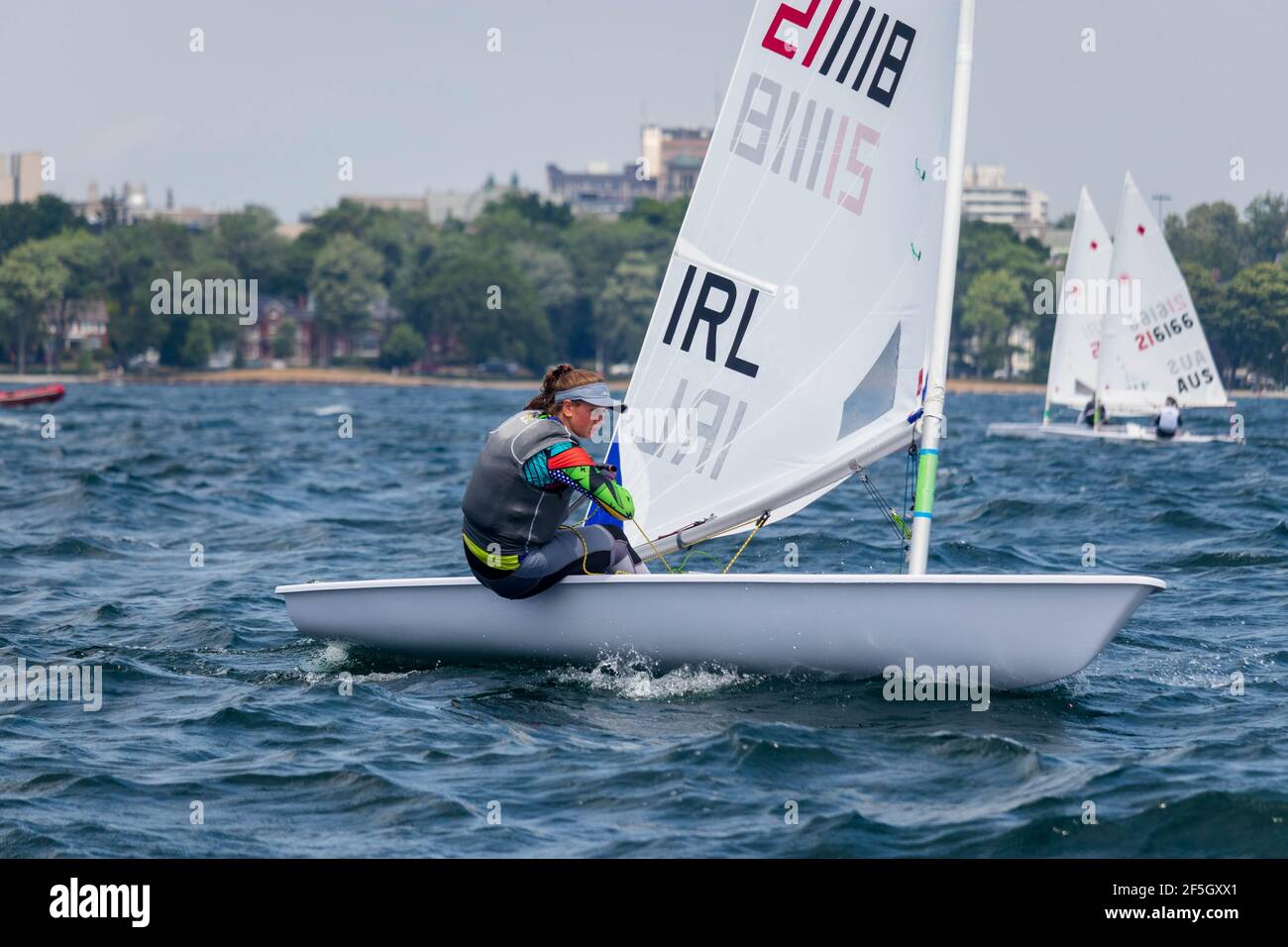 ILCA Laser Radial Youth World Championships 2019 Stock Photo - Alamy