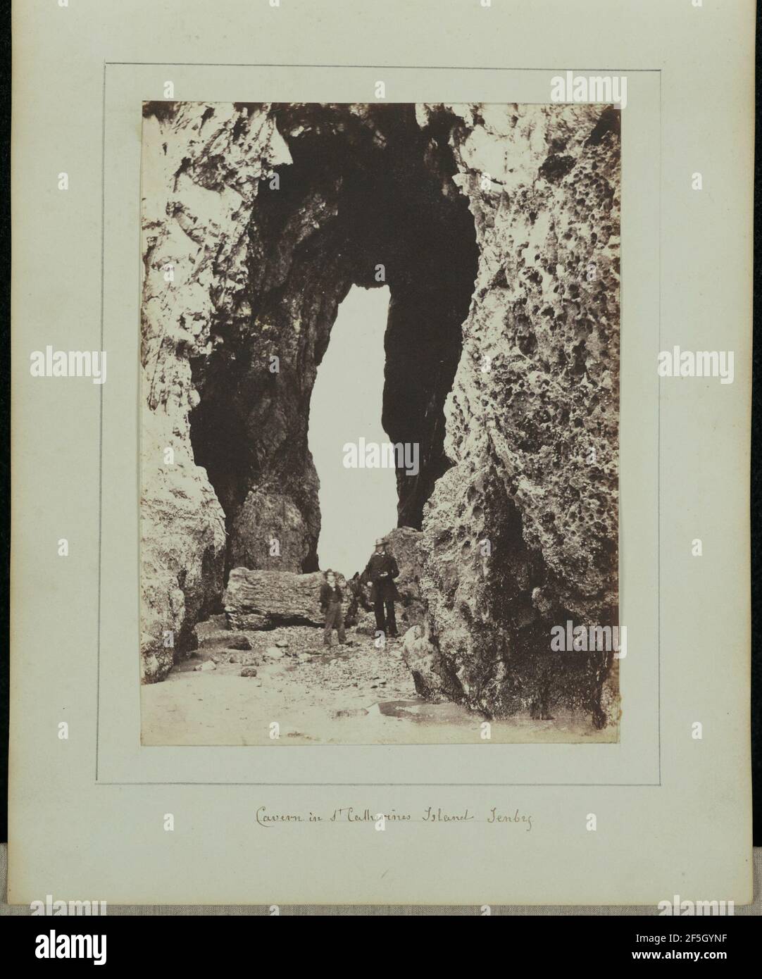 Cavern in St Catherine's Island, Tenby. John Wheeley Gough Gutch ...