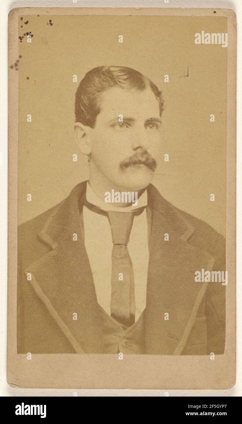 Unidentified man with moustache. W.H. Bennet (American, active ...