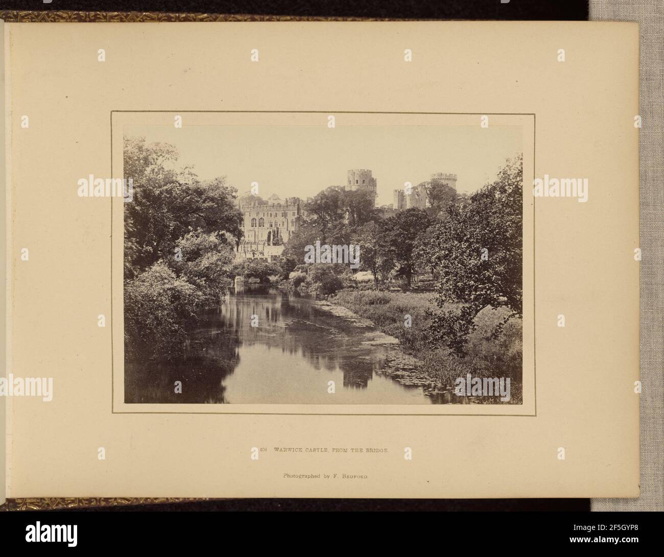 Warwick Castle, from the bridge. Francis Bedford (English, 1815/1816 ...