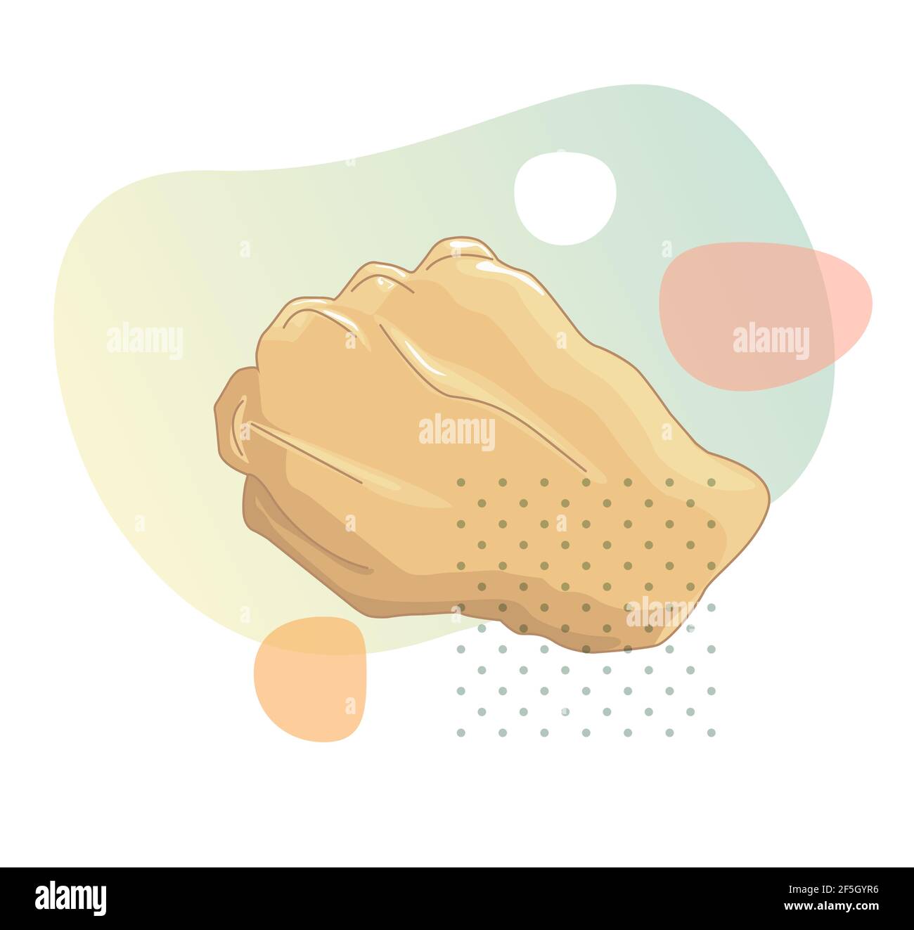Human Hand - Punch Gesture - Illustration as EPS 10 File Stock Vector ...