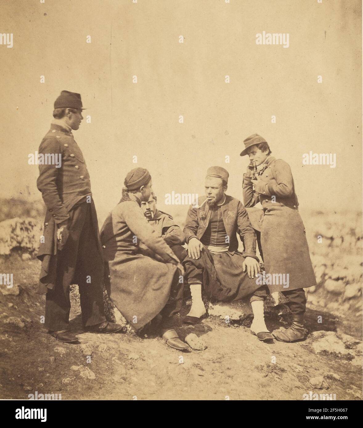 Zouaves & Soldiers of the Line.. Roger Fenton (English, 1819 - 1869 ...