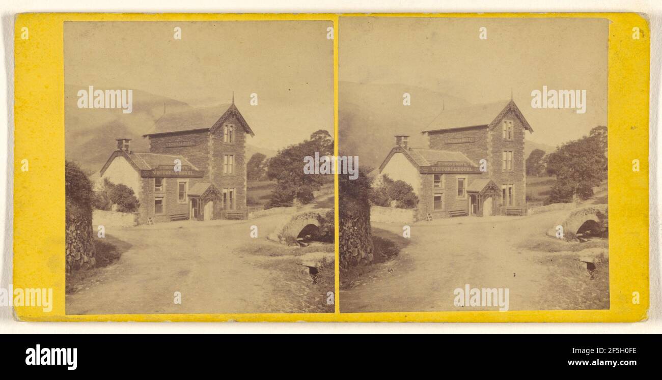 View of Edmondson's Victoria Hotel. Attributed to George Washington ...