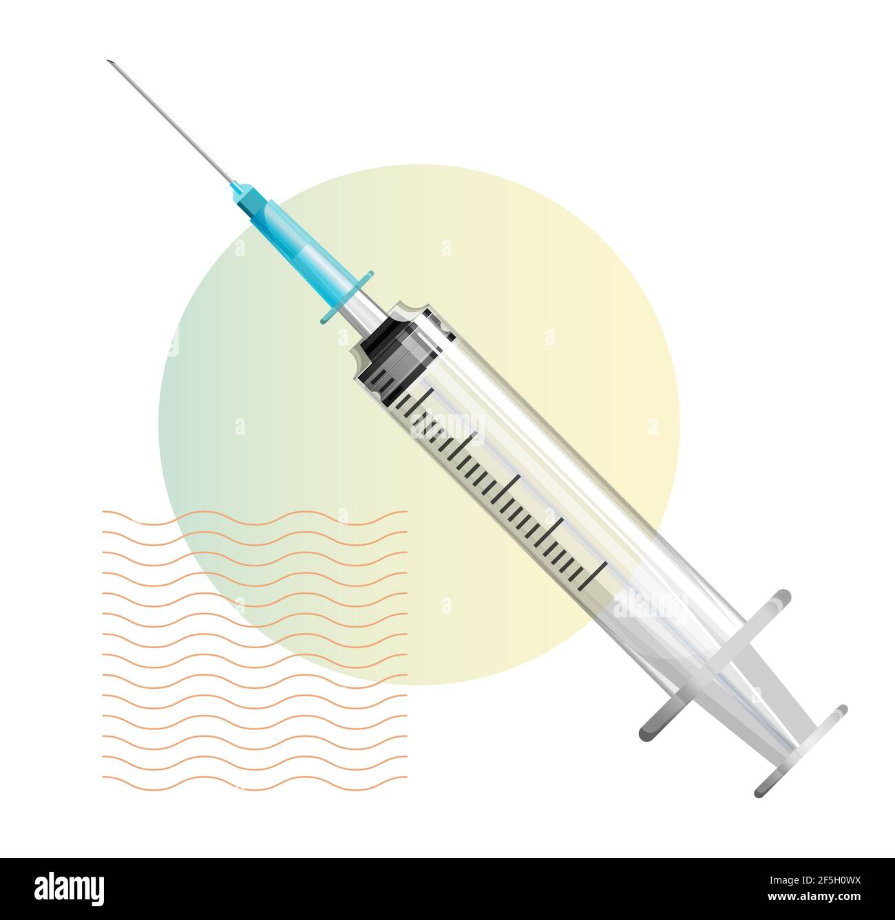Syringe horizontal Stock Vector Images - Alamy