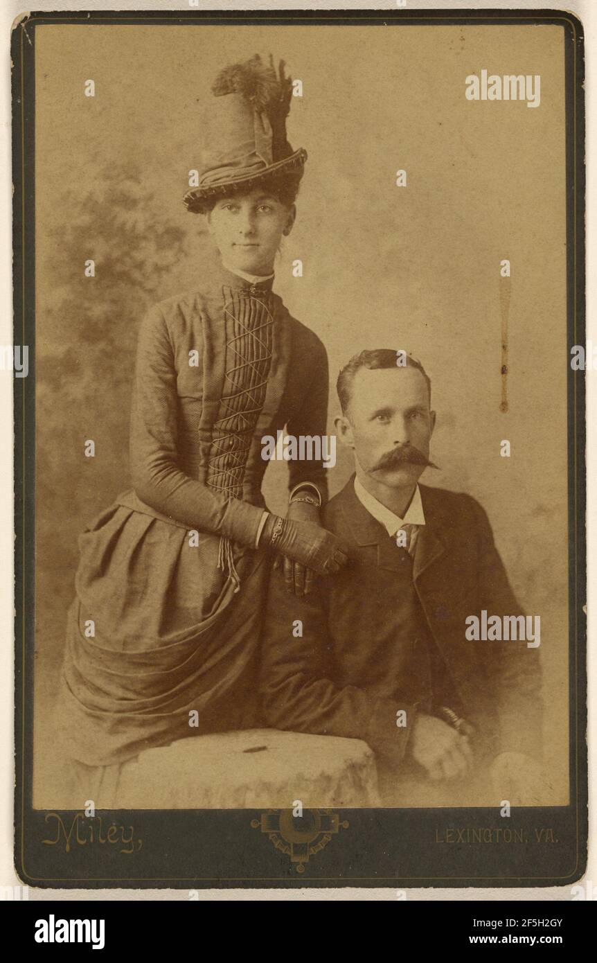 James & Fannie Laughlin, Cerlish, Ky.. Michael Miley (American, 1841 ...