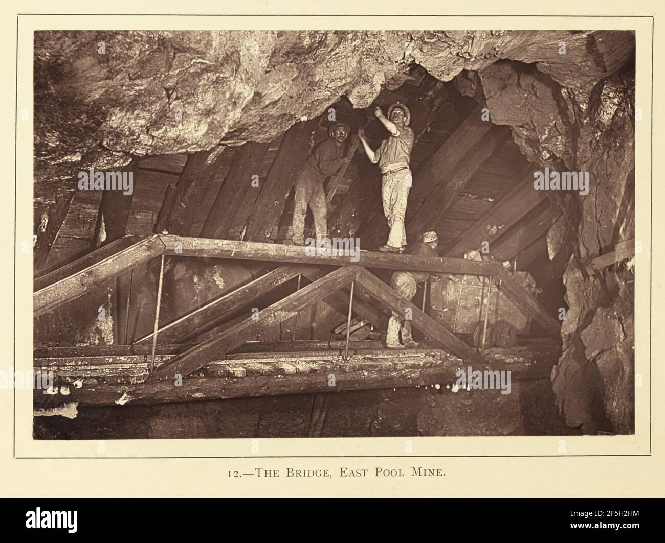 The Bridge, East Pool Mine. John Charles Burrow (British, 1850 - 1914 ...